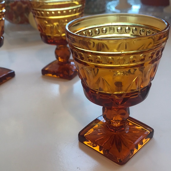Kitchen | Burnt Orangebrown Glassware | Poshmark